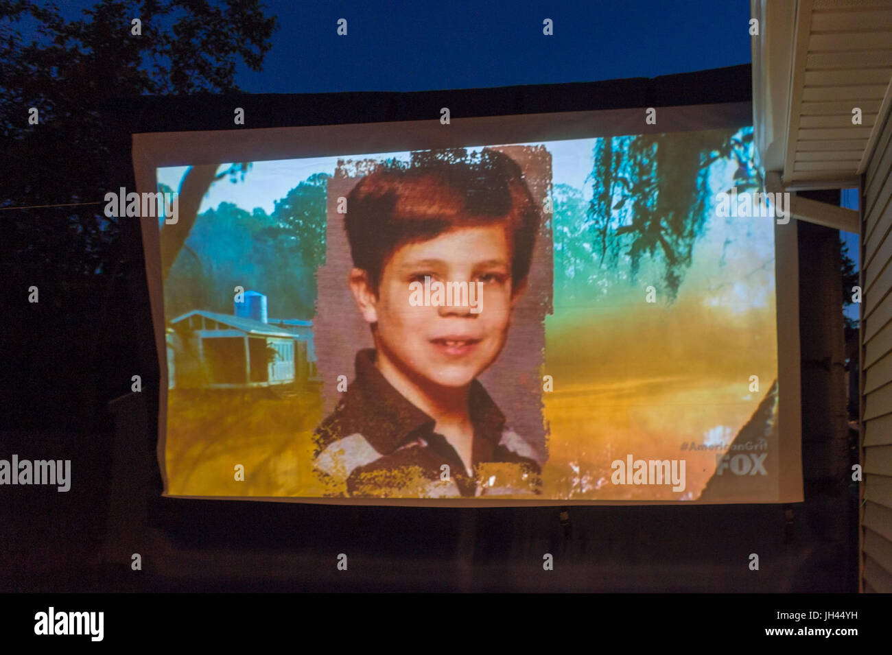Merrick, New York, USA. 11th June 2017. Picture of young boy shown on ...