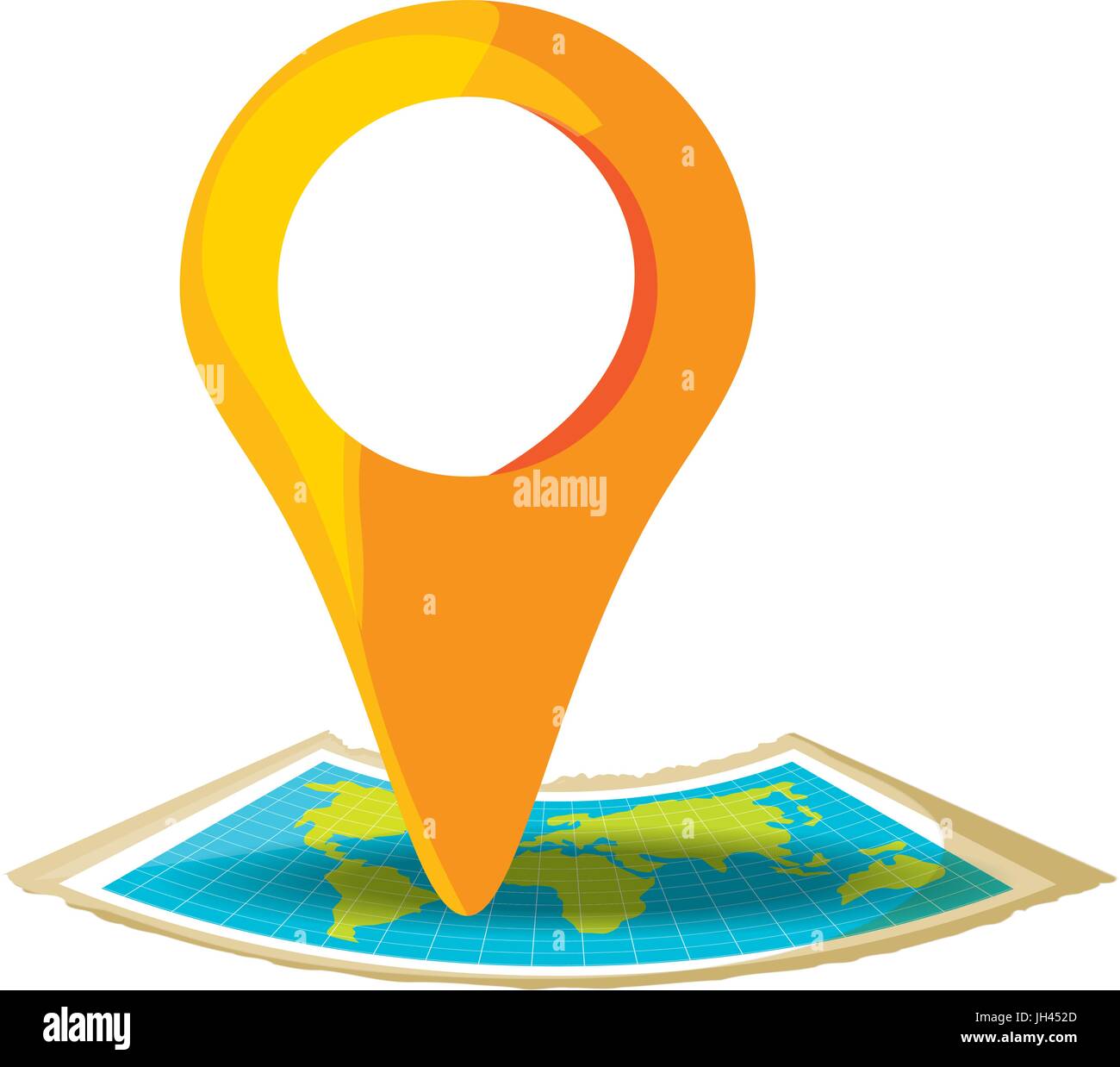 World map location icon vector illustration graphic design Stock Vector ...