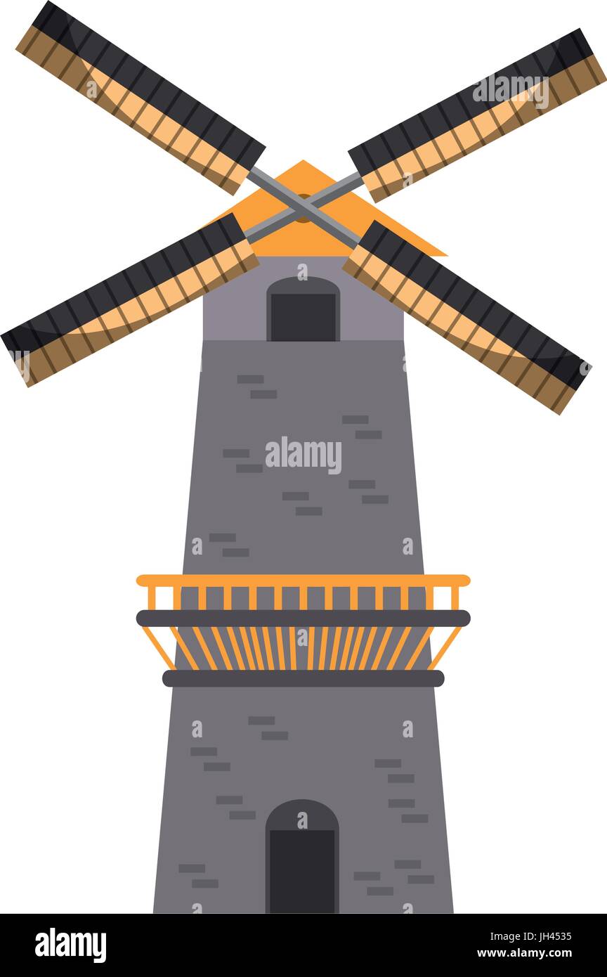 Farm windmill symbol icon vector illustration graphic design Stock ...