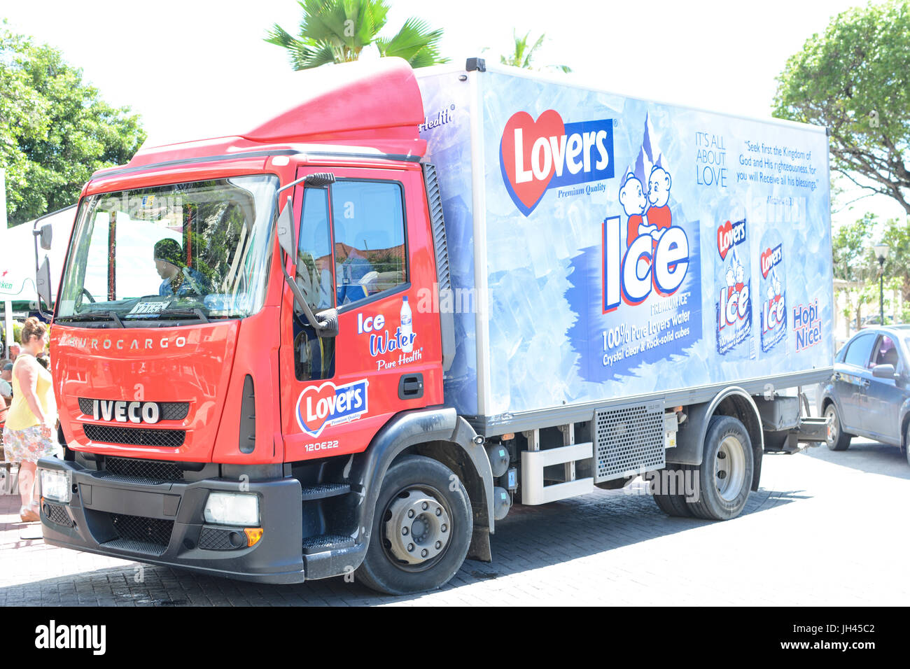 Container truck caribbean hi-res stock photography and images - Alamy