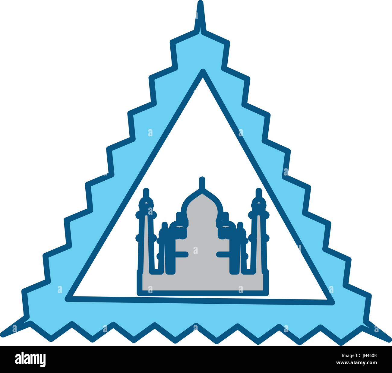 Taj mahal monument icon vector illustration graphic design Stock Vector ...