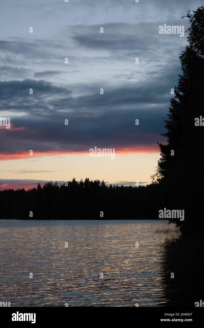 Midsummer scenery in Finland Stock Photo - Alamy