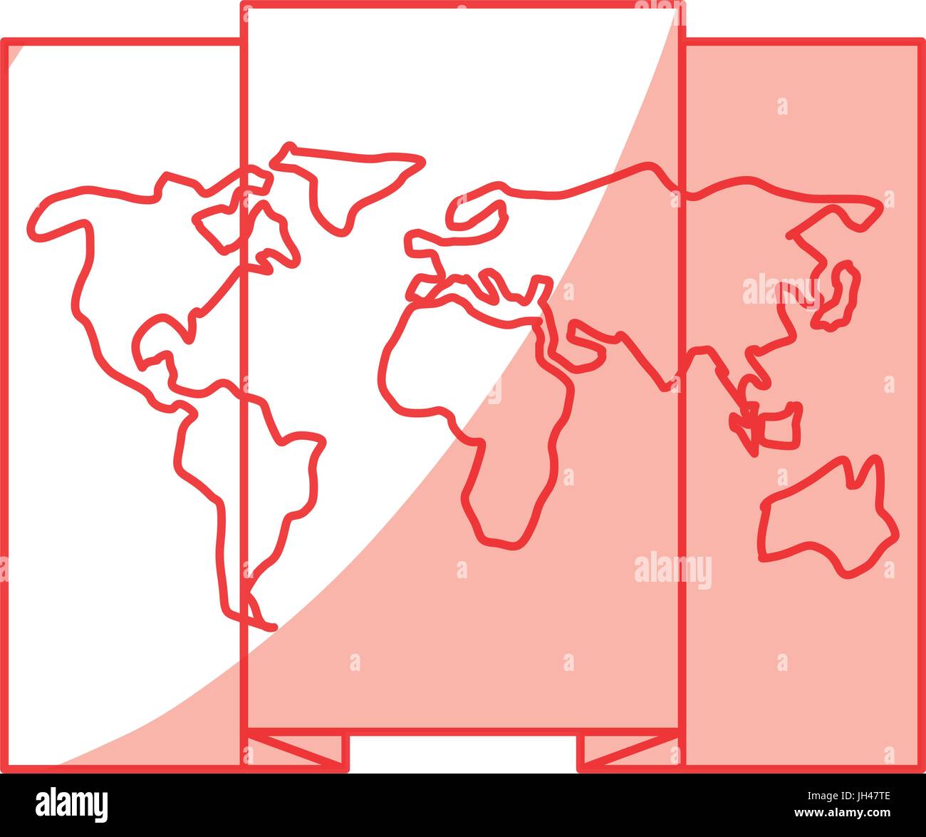 World map location icon vector illustration design Stock Vector Image ...
