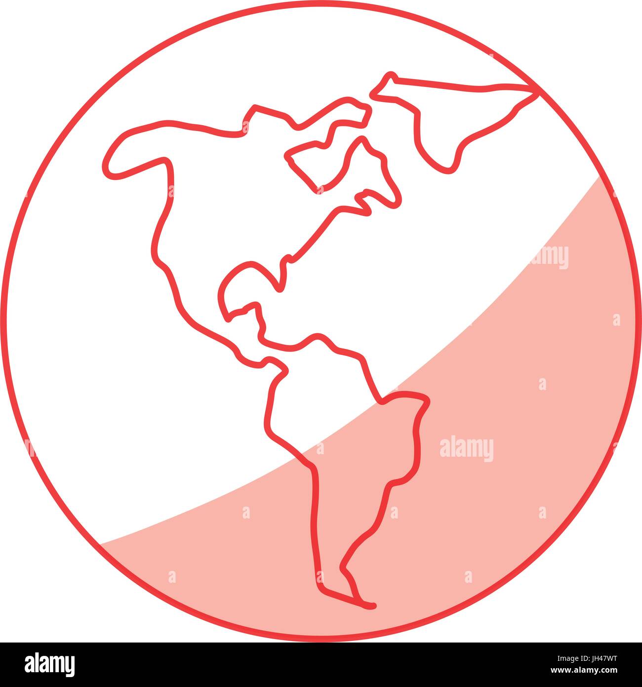 World earth isolated icon vector illustration design Stock Vector Image ...