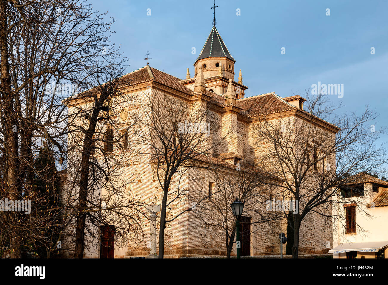 Santa Maria de la Alhambra Church, The Alhambra, Granada, Spain Stock ...