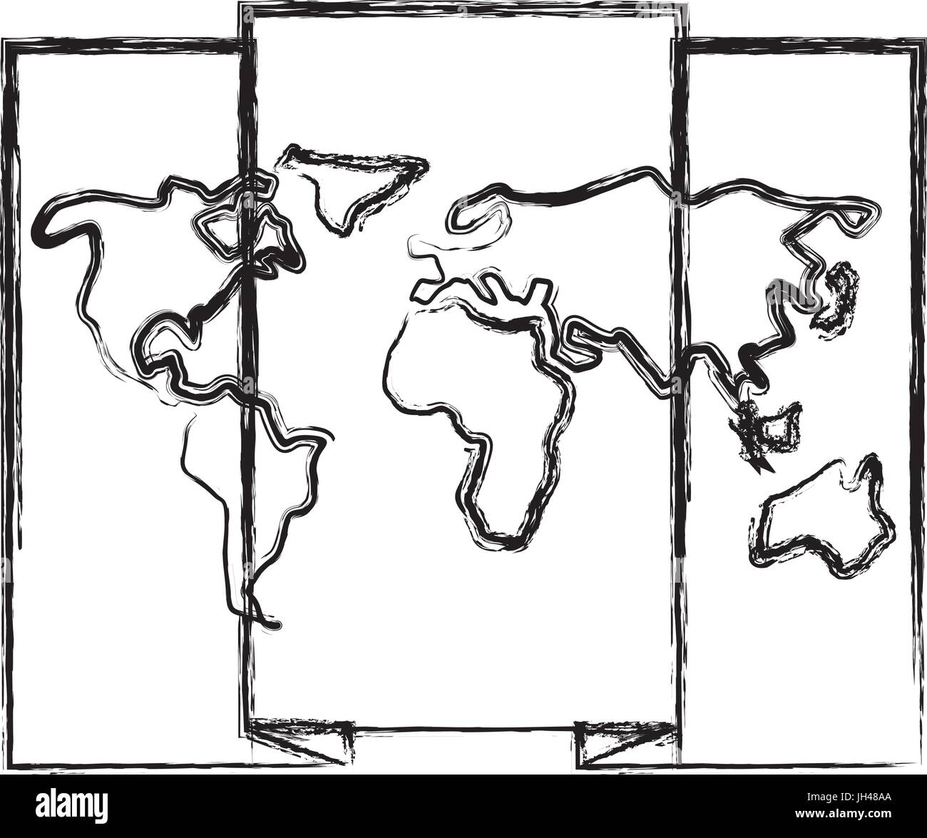 World map location icon vector illustration design Stock Vector Image ...