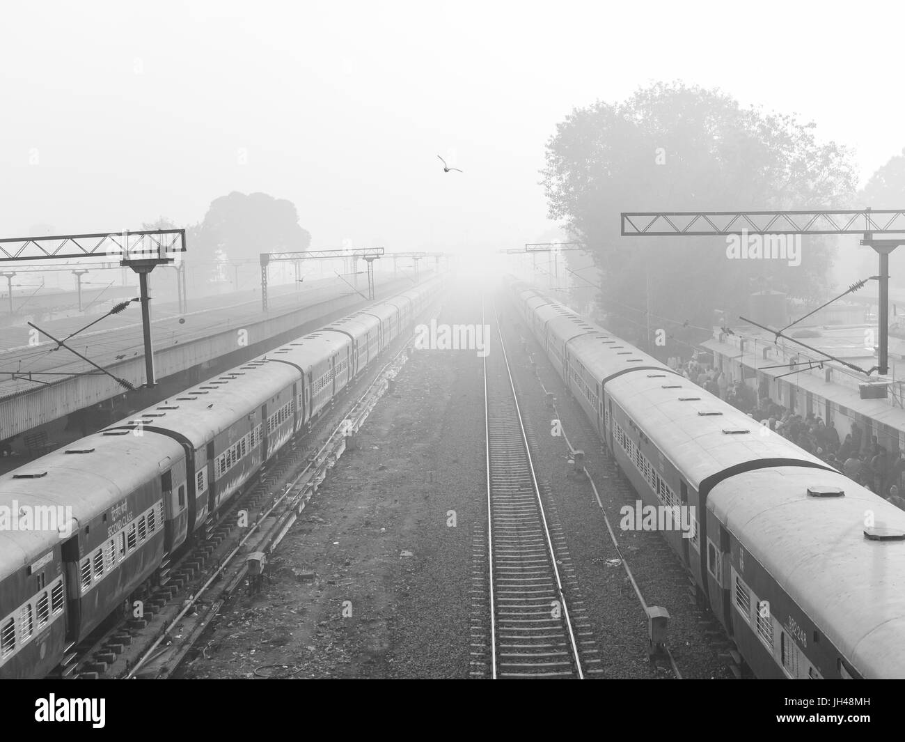 Indian locomotive india Black and White Stock Photos & Images - Alamy