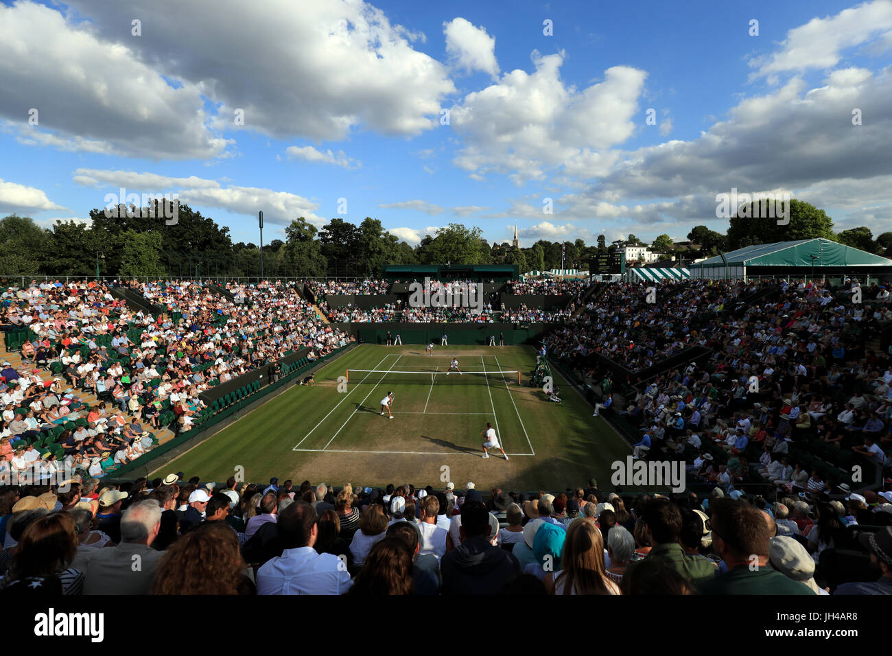 Heather Watson and Henri Kontinen during their mixed doubles match ...
