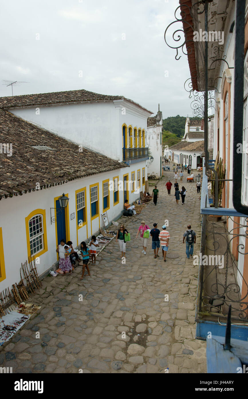 People, man, woman, trade, Historical Center, City, Paraty, Brazil ...