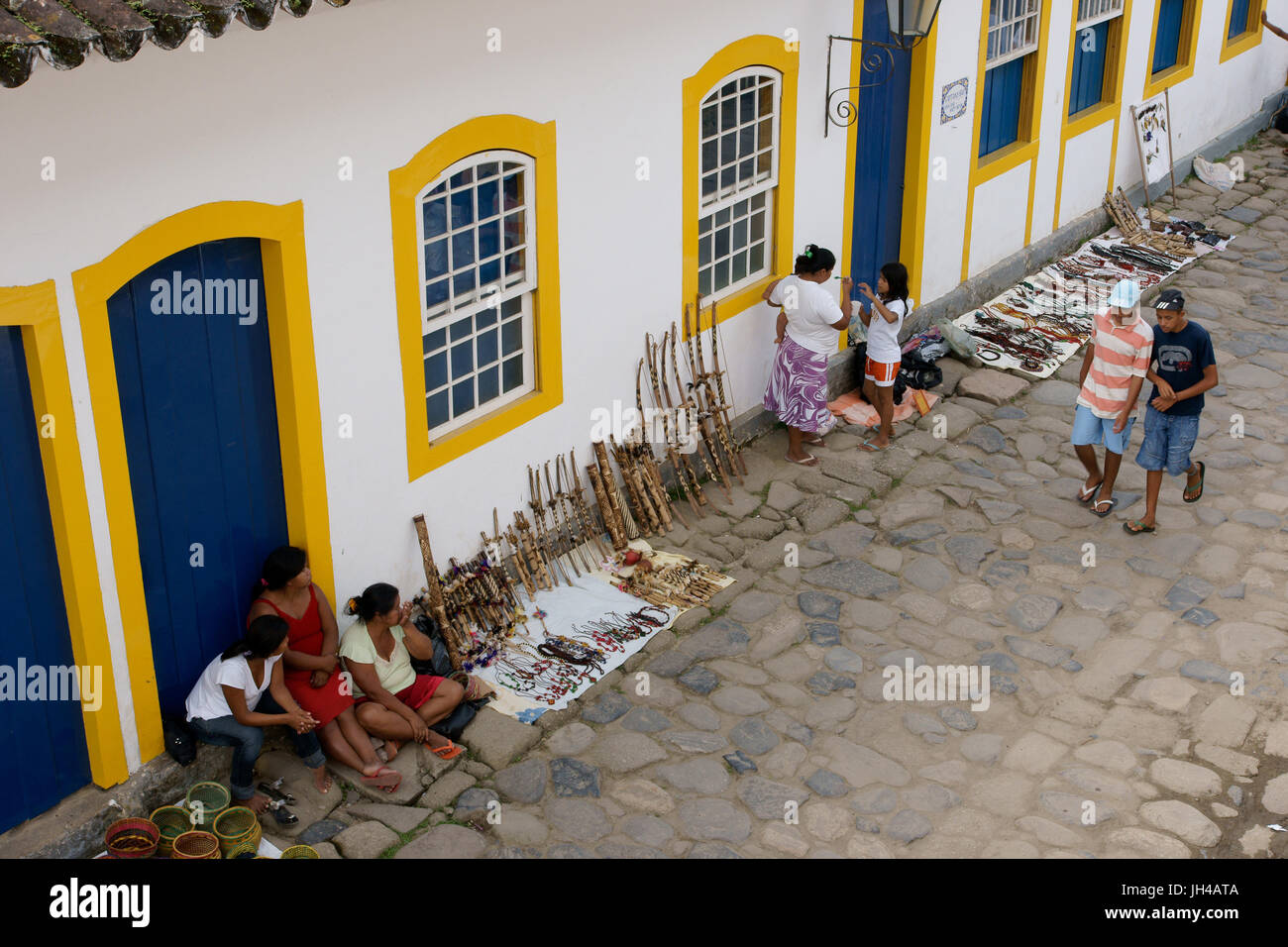 People, man, woman, trade, Historical Center, City, Paraty, Brazil ...