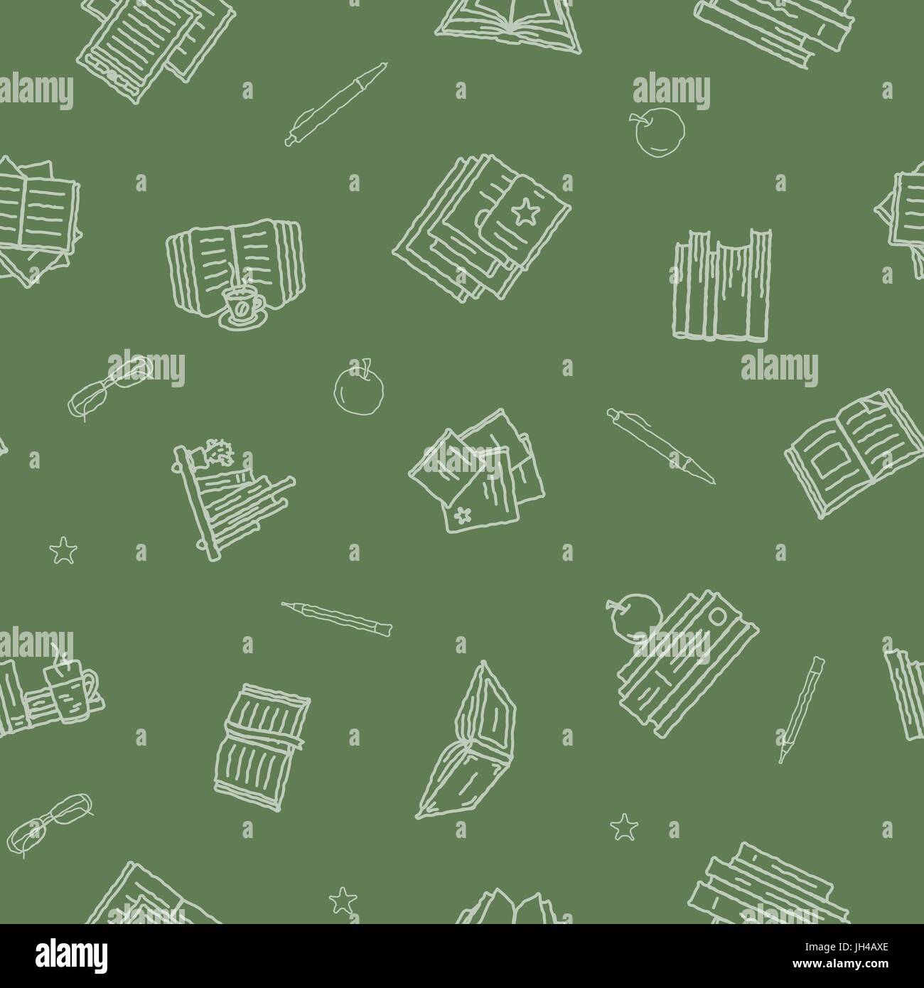 Chalk outline book Stock Vector Images - Alamy