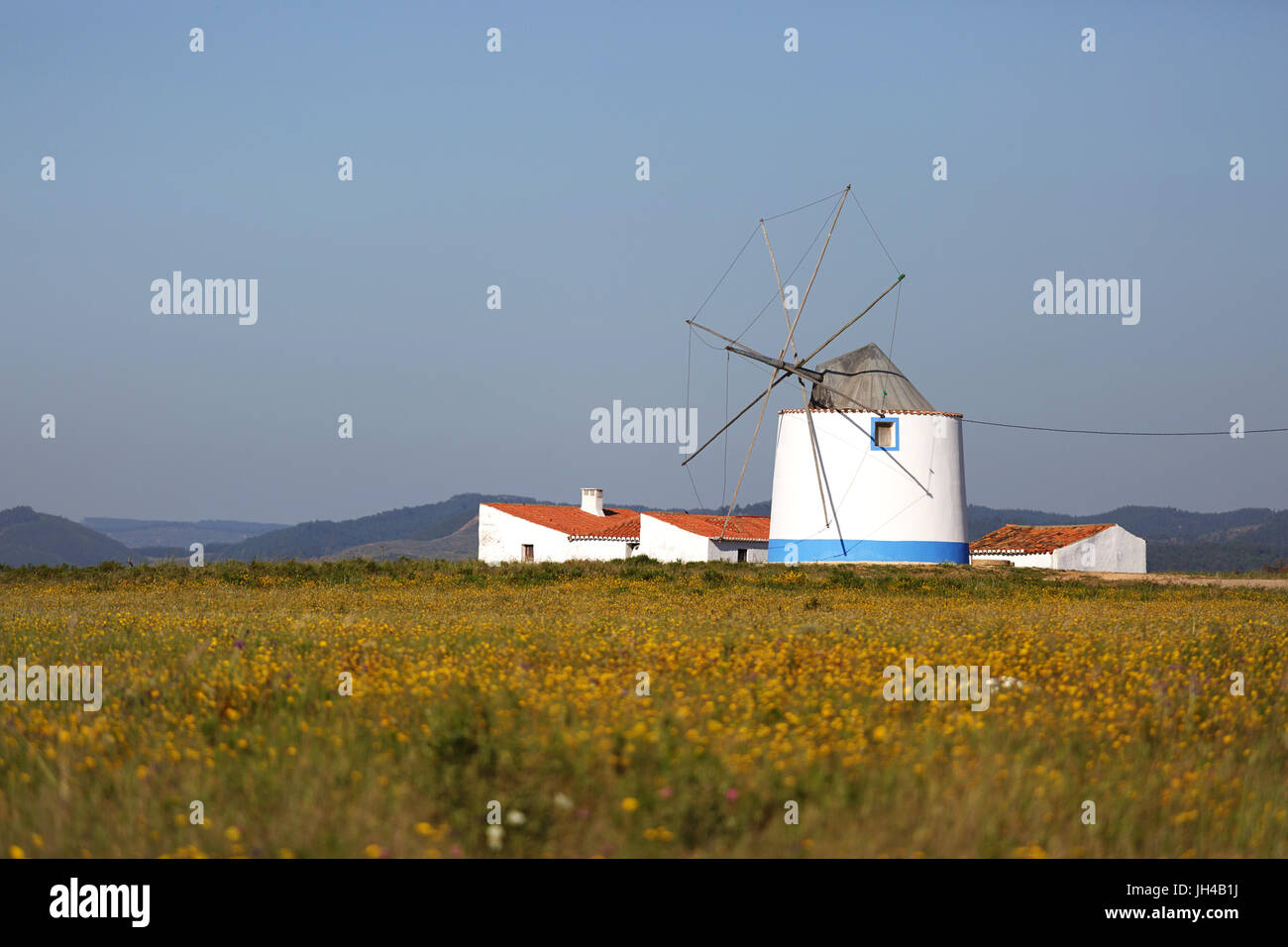 Traditional windmill algarve portugal hi-res stock photography and ...