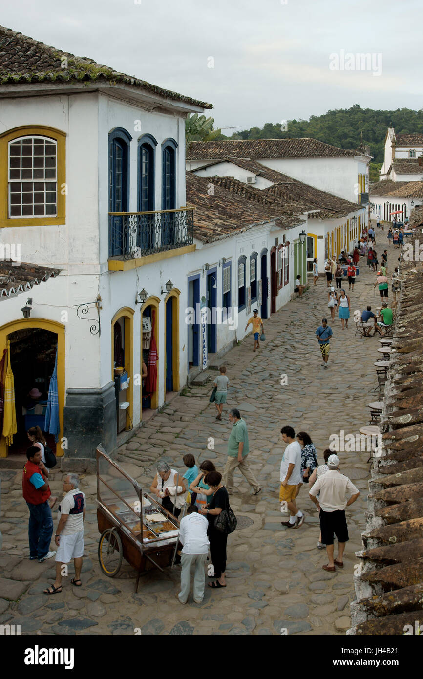 People, man, woman, trade, Historical Center, City, Paraty, Brazil ...