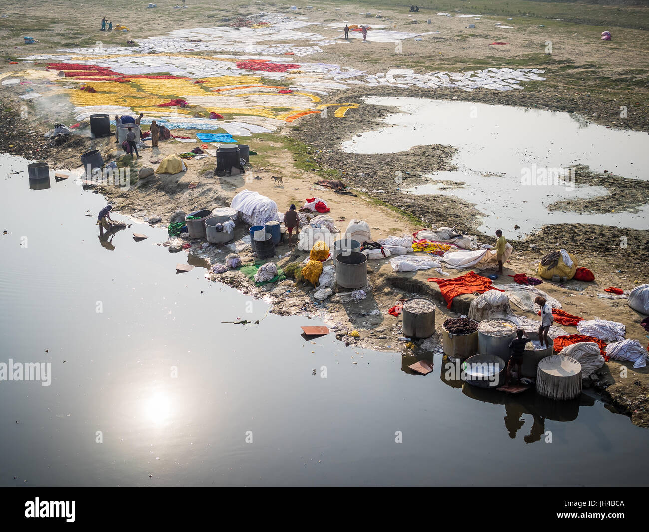 Yamuna river agra pollution hi-res stock photography and images - Alamy