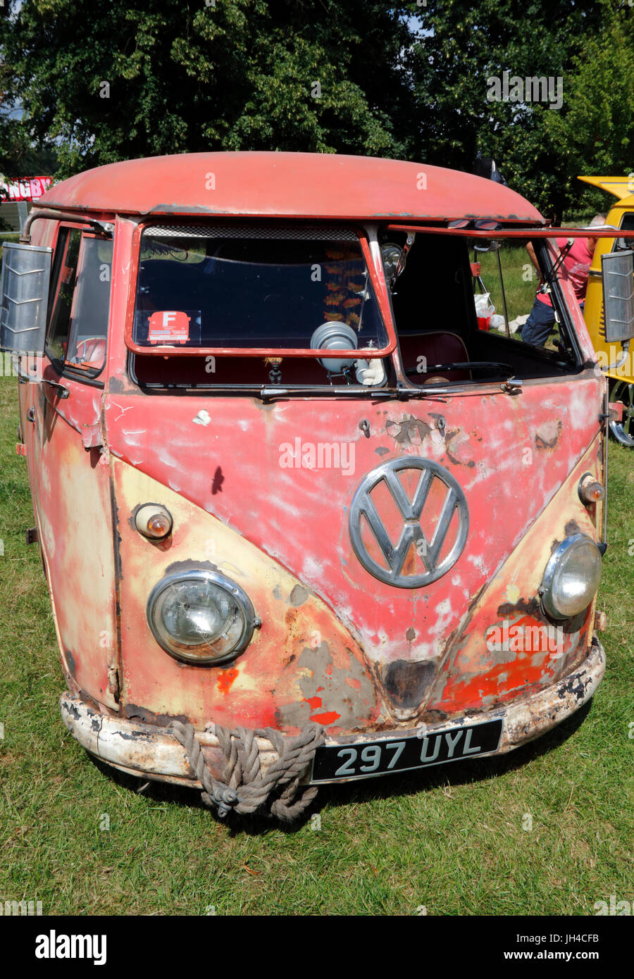 A VW Type 2 camper van at Camper Jam 2017 Stock Photo - Alamy
