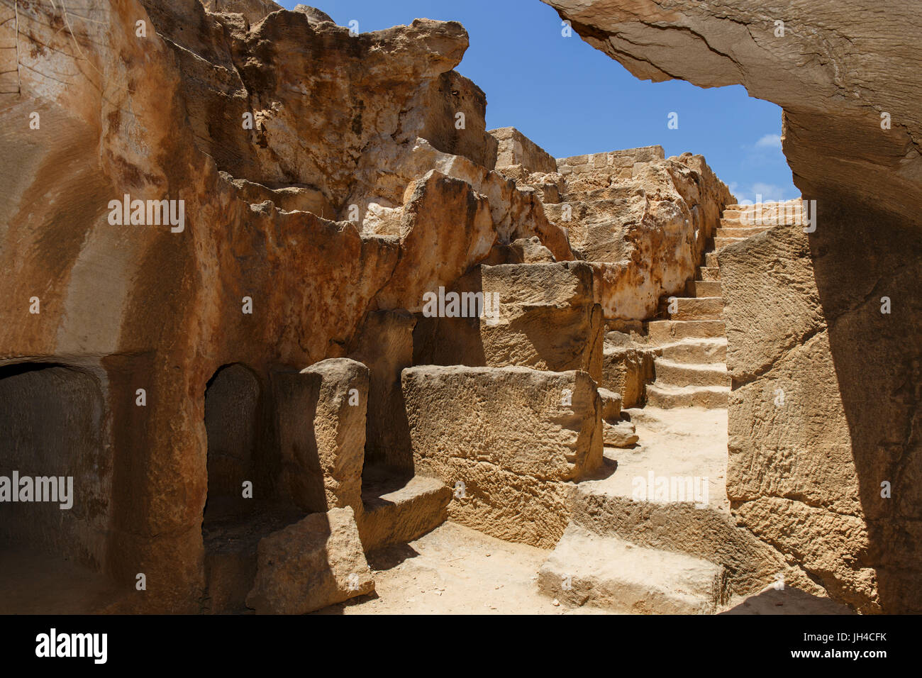 The Tombs of the Kings in Paphos, Cyprus Stock Photo - Alamy
