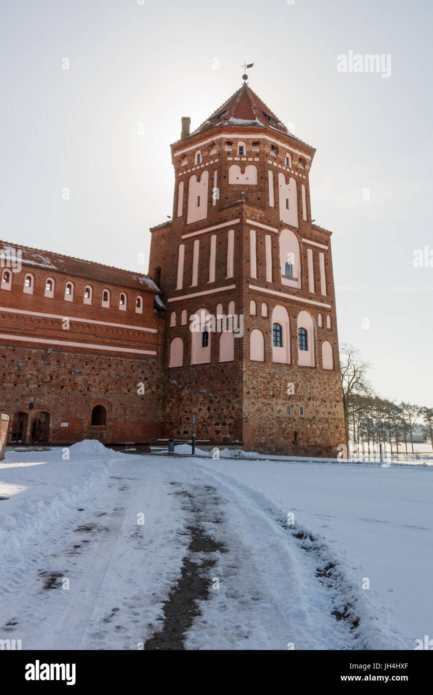 Mir Castle in Minsk region is ancient heritage of Belarus. UNESCO World ...