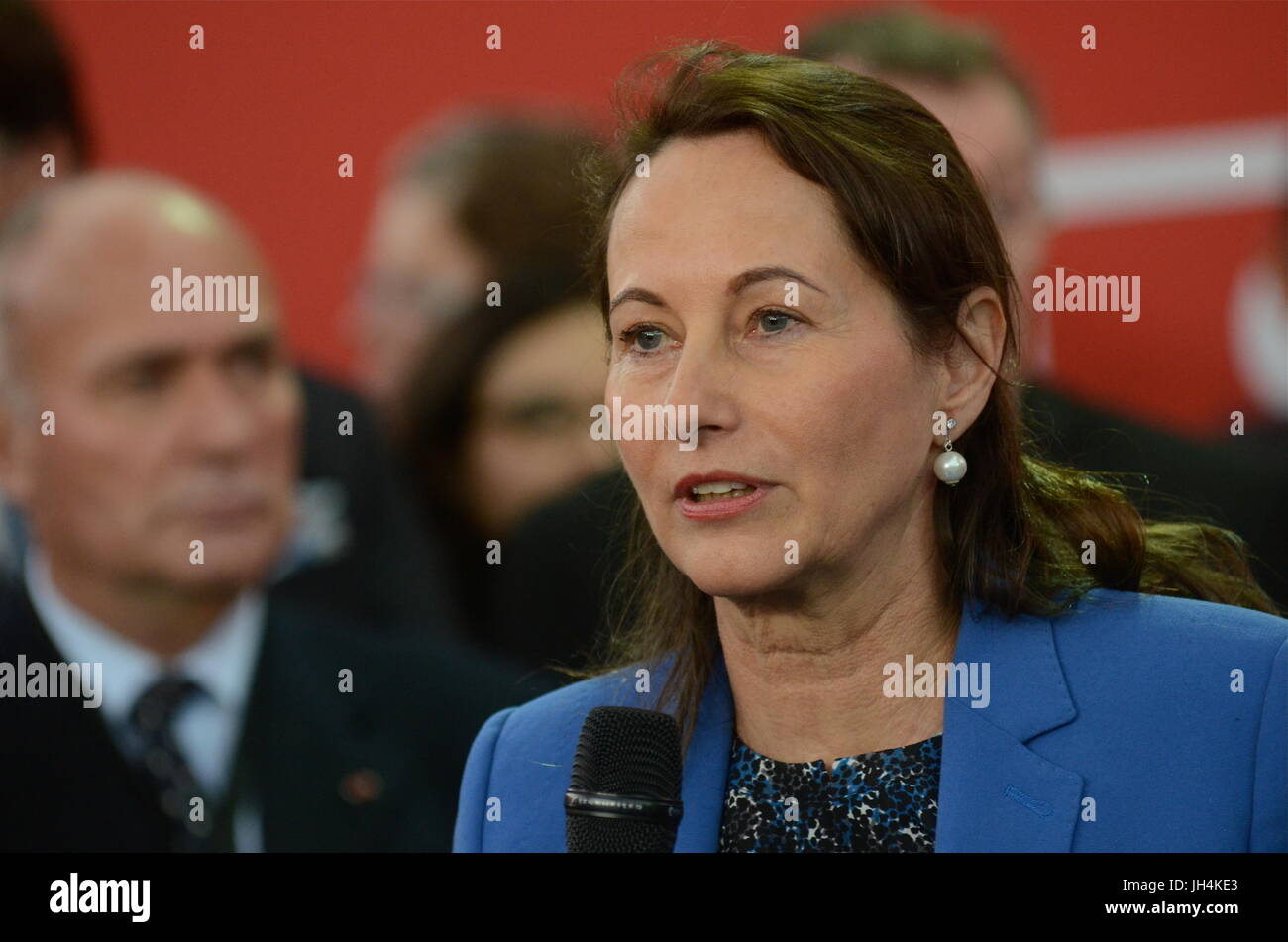 Segolene Royal, French Minister of Ecology, sustainable development and ...