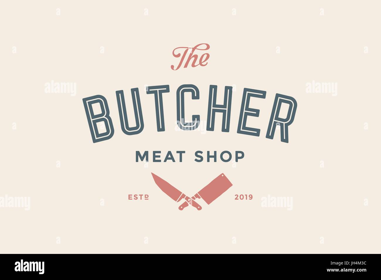 Label of Butchery meat shop Stock Vector Image & Art - Alamy