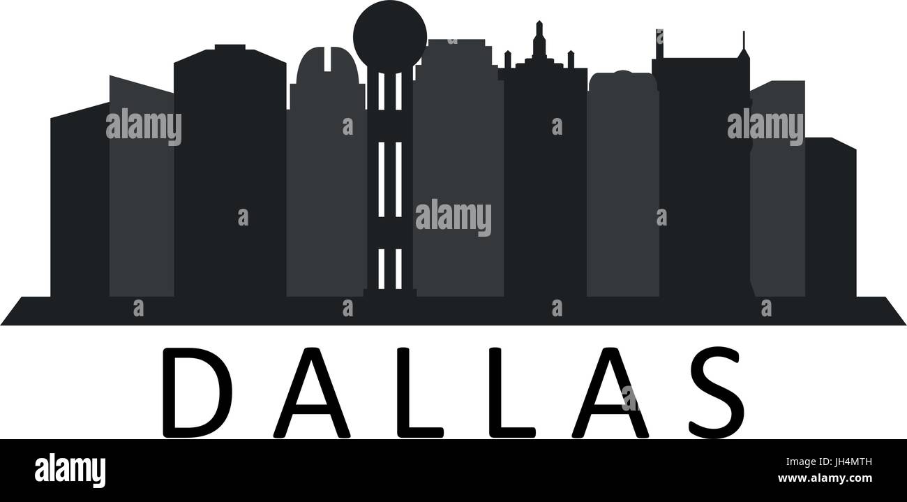 Dallas downtown city urban Stock Vector Images - Alamy