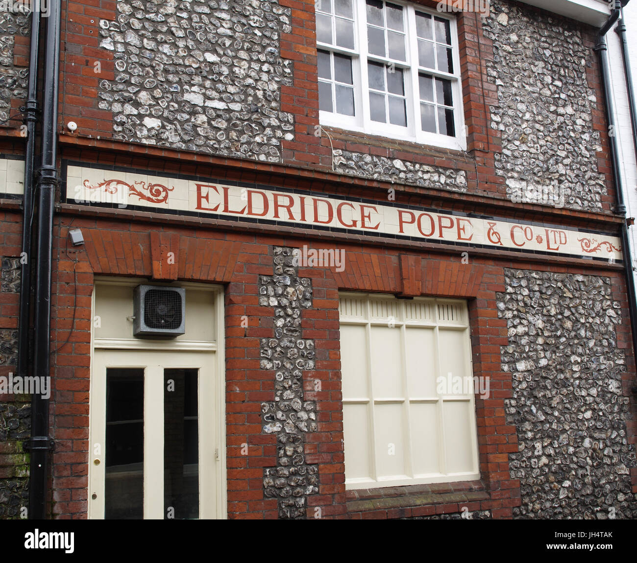 Old Eldridge Pope public house signage in Winchester, Hampshire ...