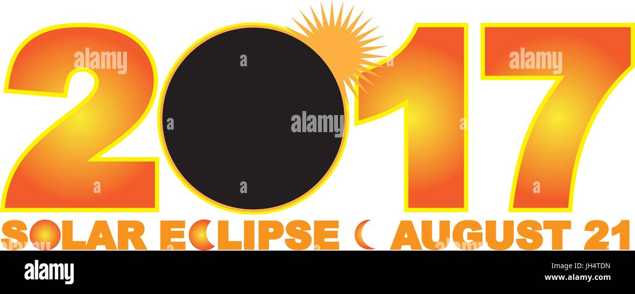 Solar eclipse 2017 usa Stock Vector Images - Alamy