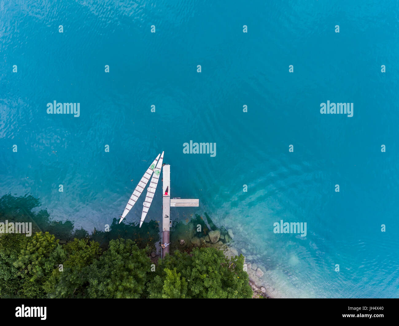 Lungernsee in Switzerland, Boat at the Lake of Lungern Stock Photo - Alamy