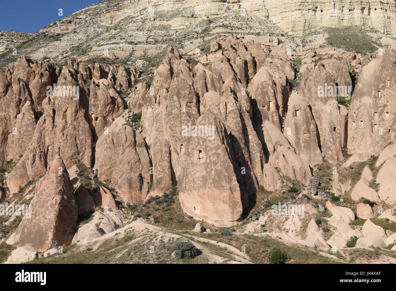 Rose Valley in Cavusin Village, Cappadocia, Turkey Stock Photo - Alamy