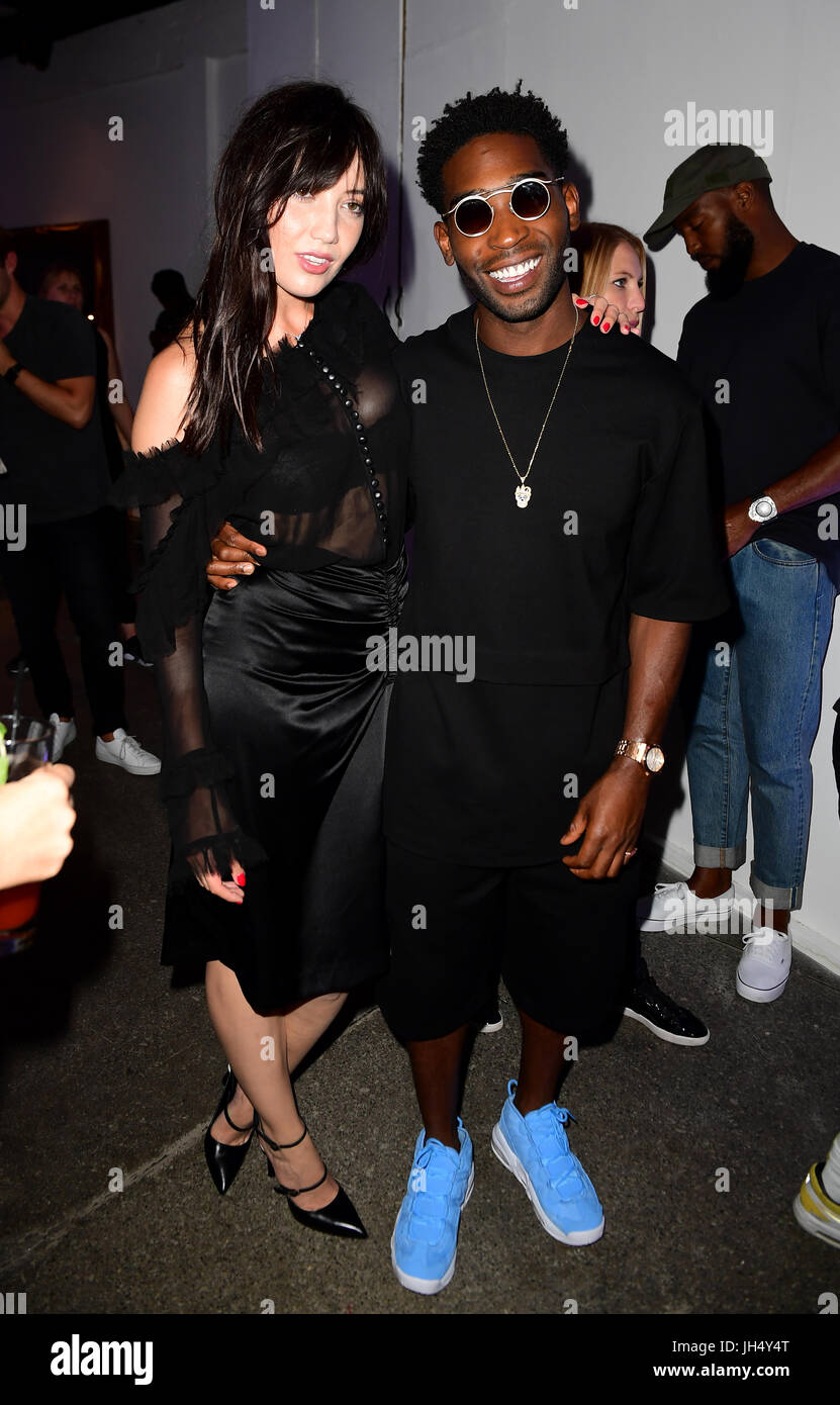 Daisy Lowe and Tinie Tempah attending the Tinie Tempah Disturbing ...