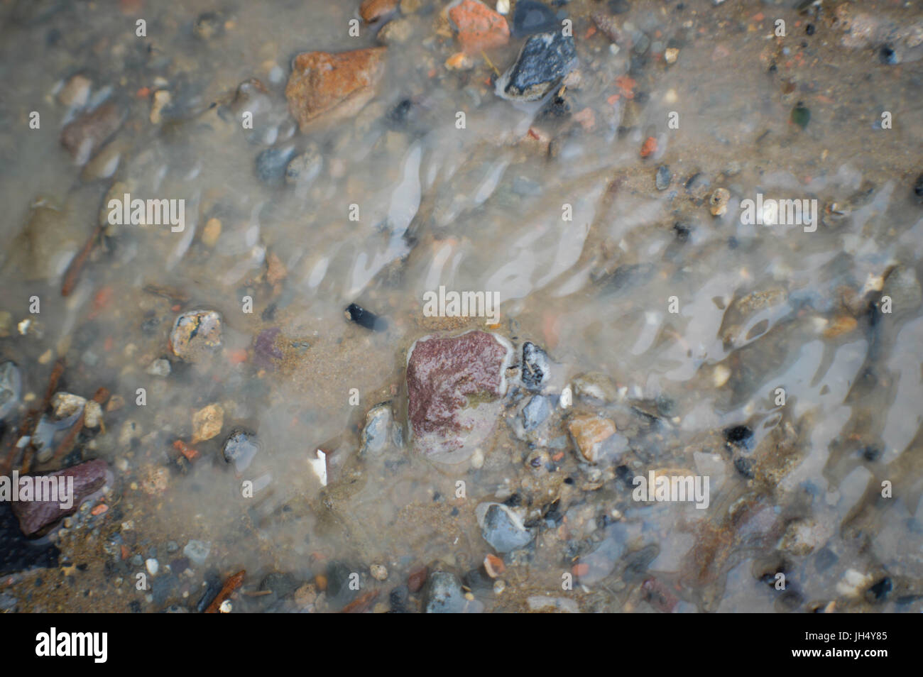 Flooded gravel and sand, UK Stock Photo - Alamy