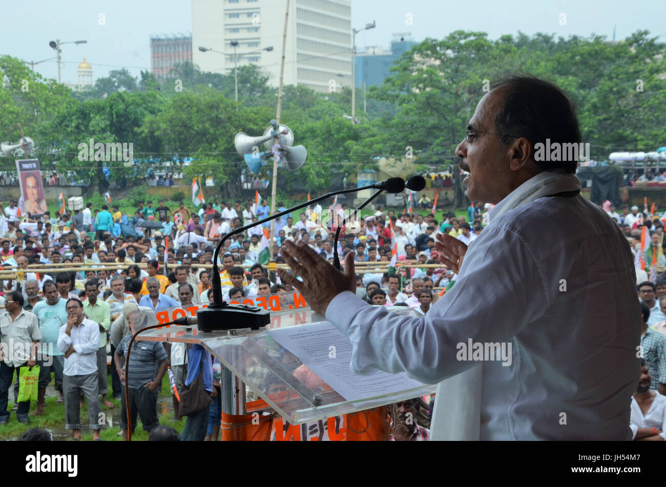 Kolkata, Indonesia. 12th July, 2017. The Congress Party of West Bengal ...