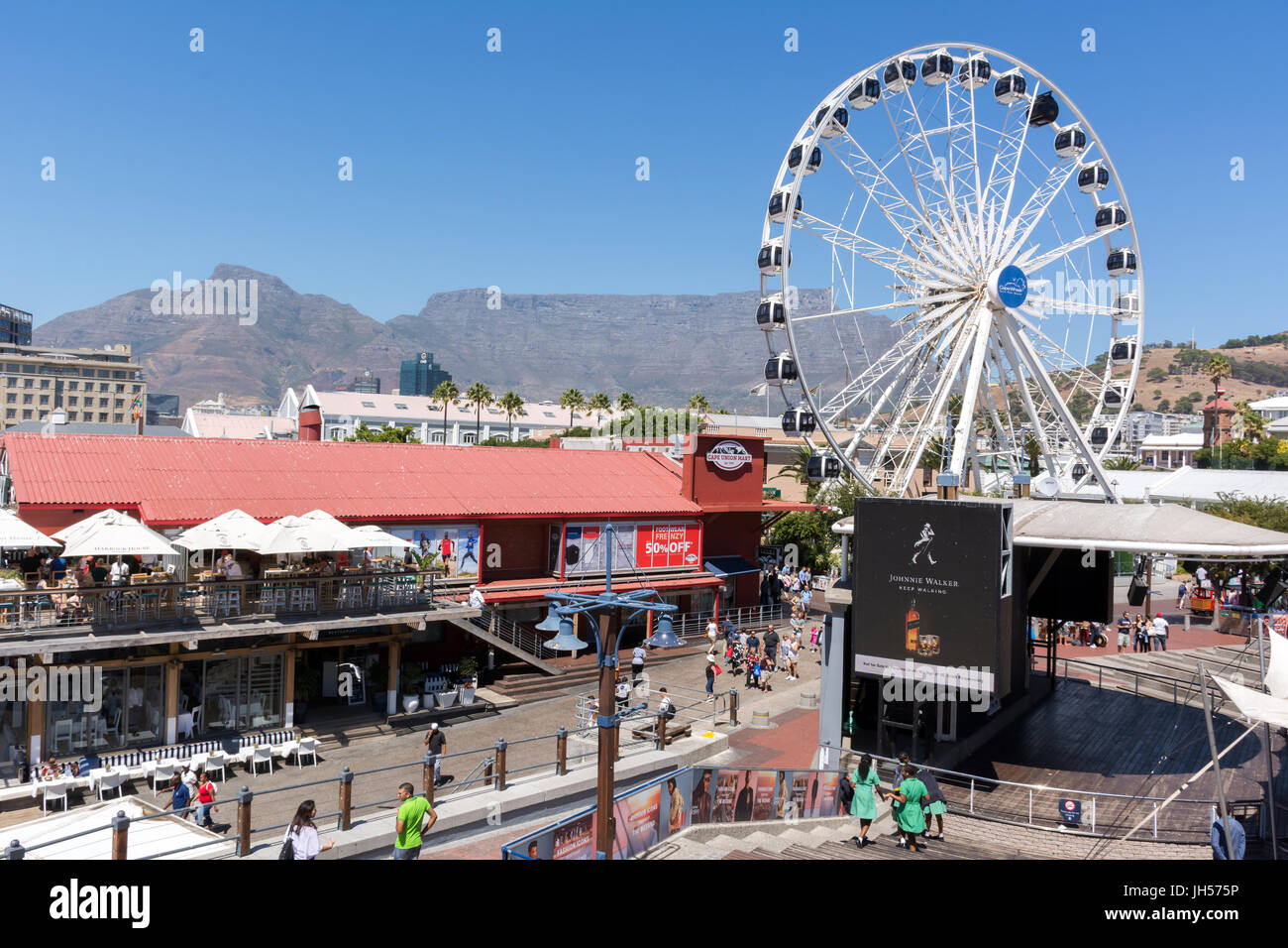 Cape Town, South Africa - March 02, 2017: The Cape Wheel at the V&A ...