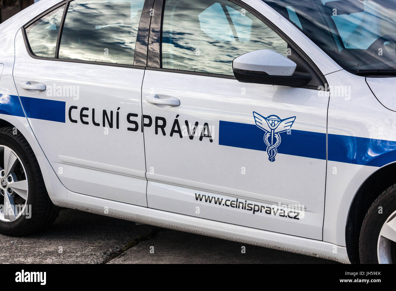 Car of Customs Administration, Czech Republic Stock Photo - Alamy