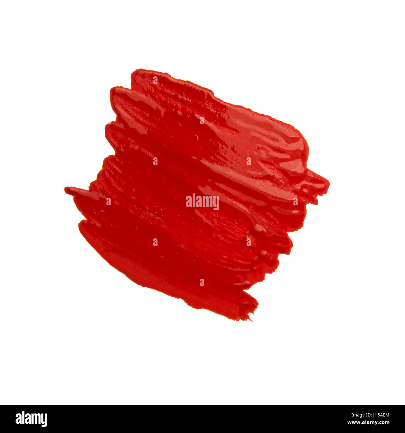 Red brush stroke Stock Photo - Alamy