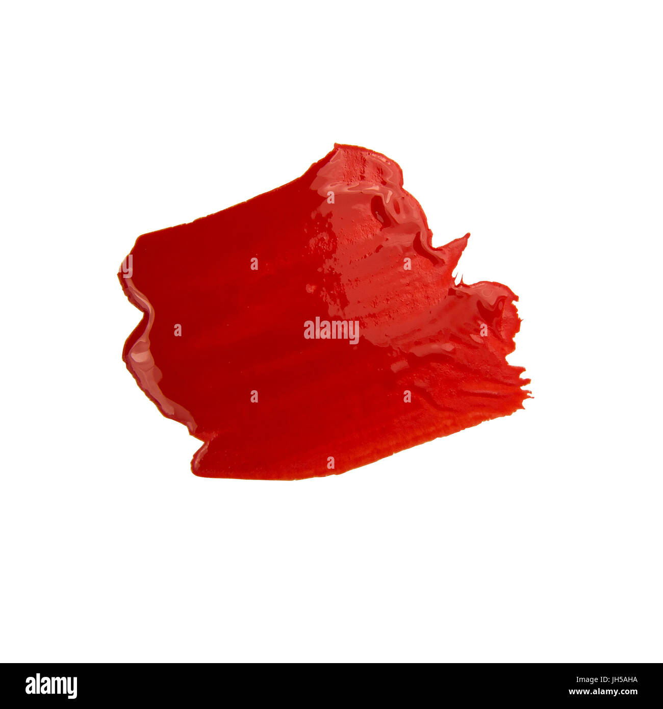 Red brush stroke Stock Photo - Alamy