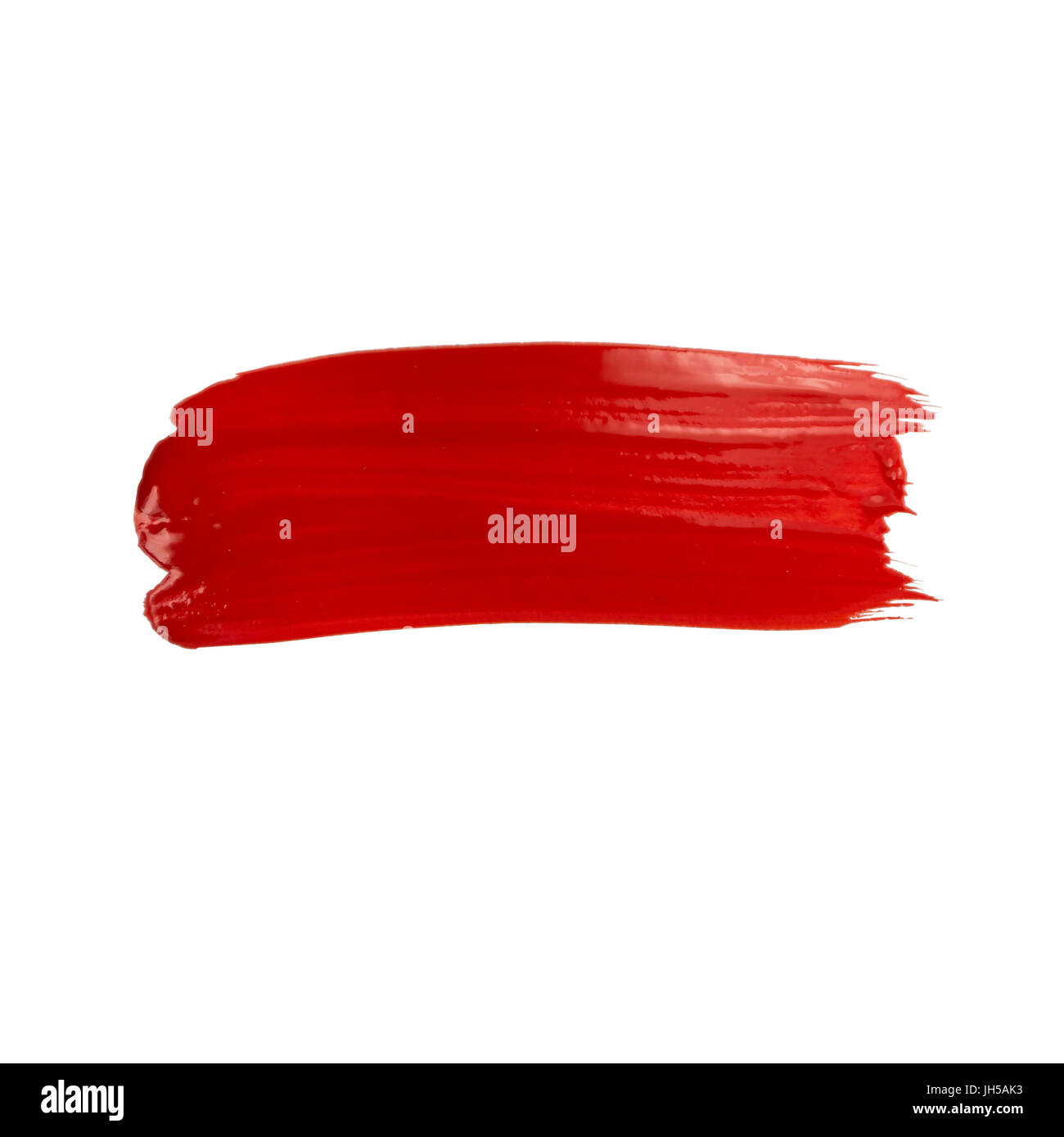 Red brush stroke Stock Photo - Alamy