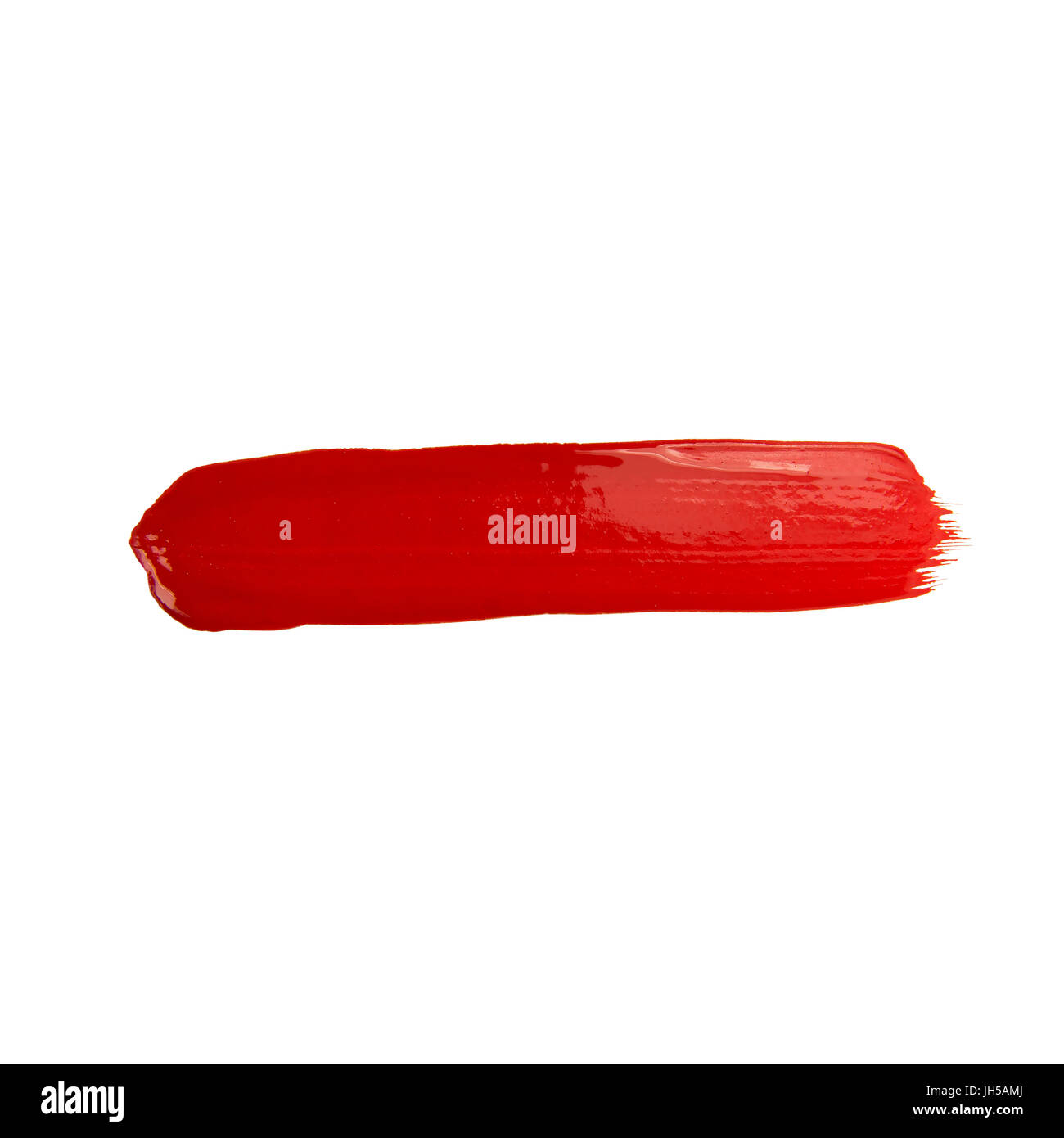 Red brush stroke Stock Photo - Alamy