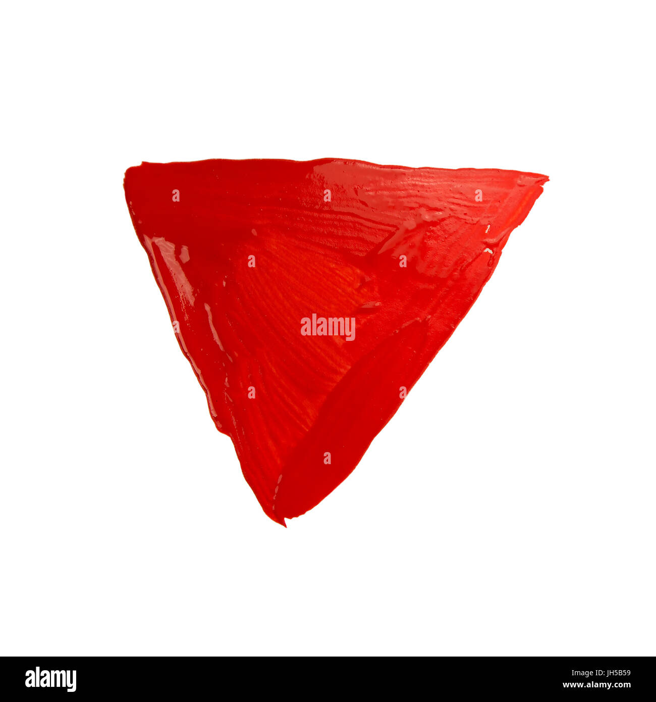 Red brush stroke Cut Out Stock Images & Pictures - Alamy