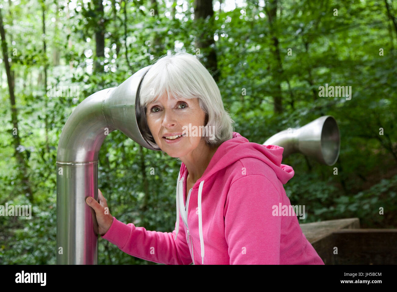Ear trumpet and deaf hi-res stock photography and images - Alamy