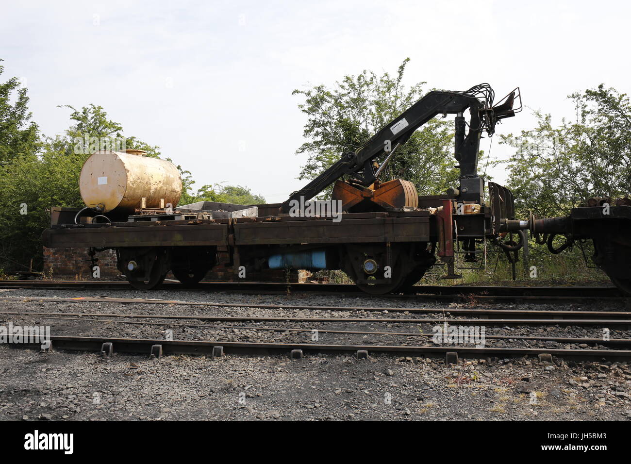 Working restored railway equipment Stock Photo - Alamy