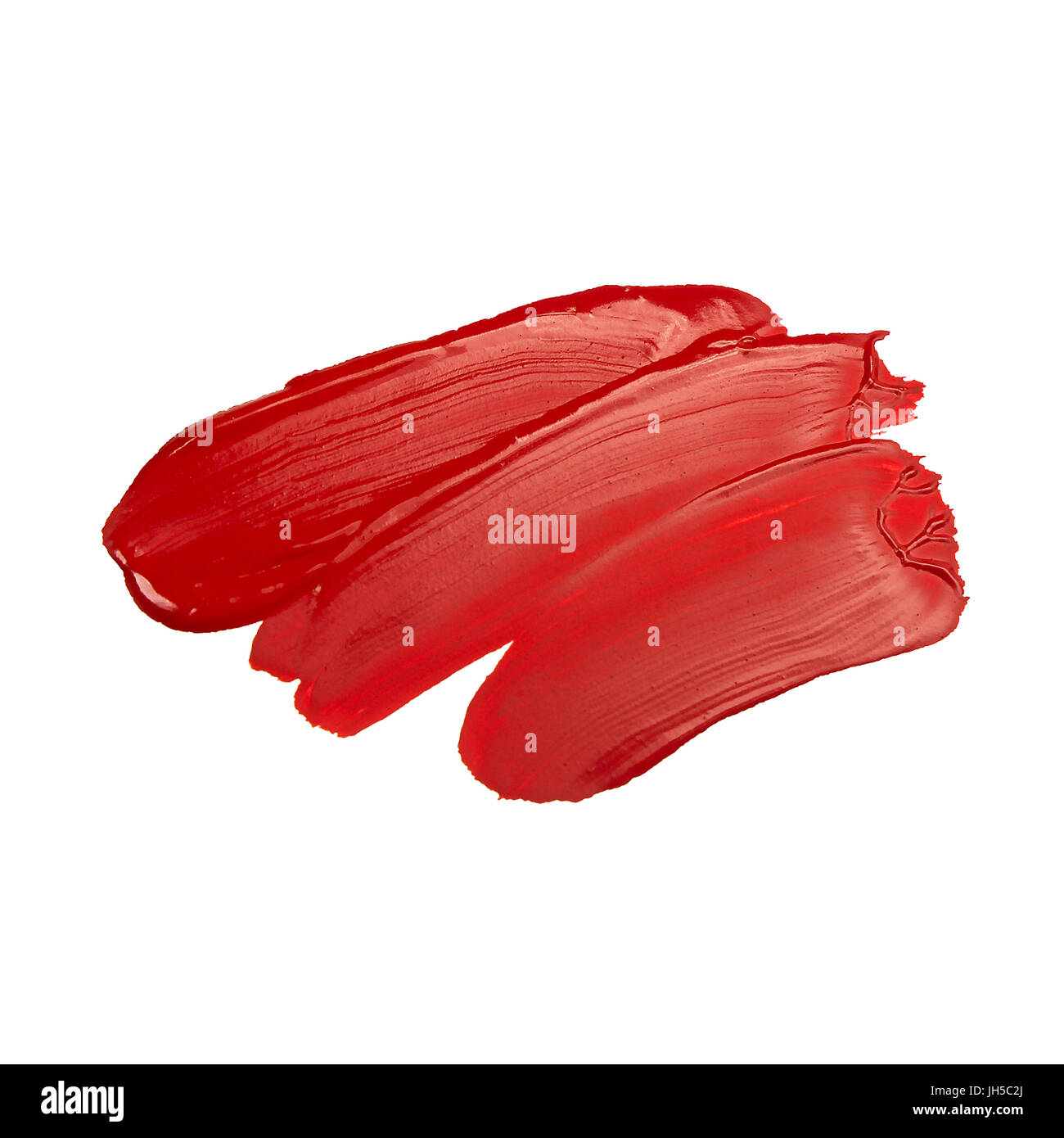 Red brush stroke Stock Photo - Alamy