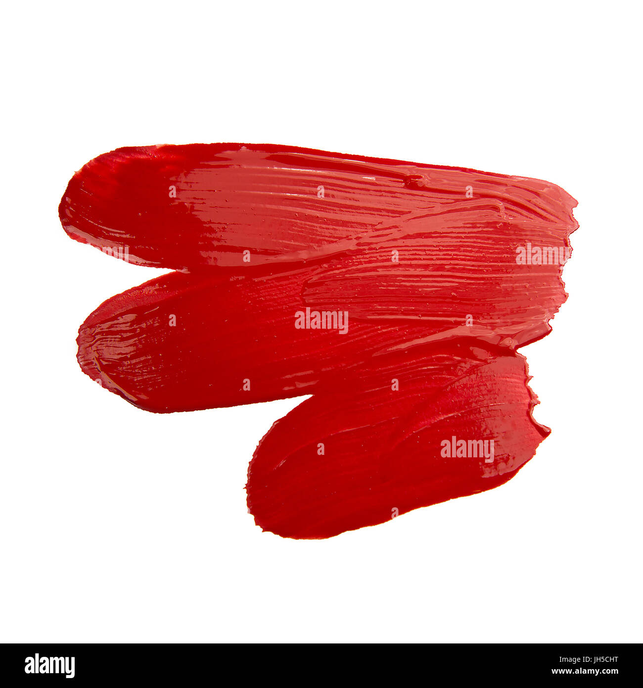 Red brush stroke Stock Photo - Alamy