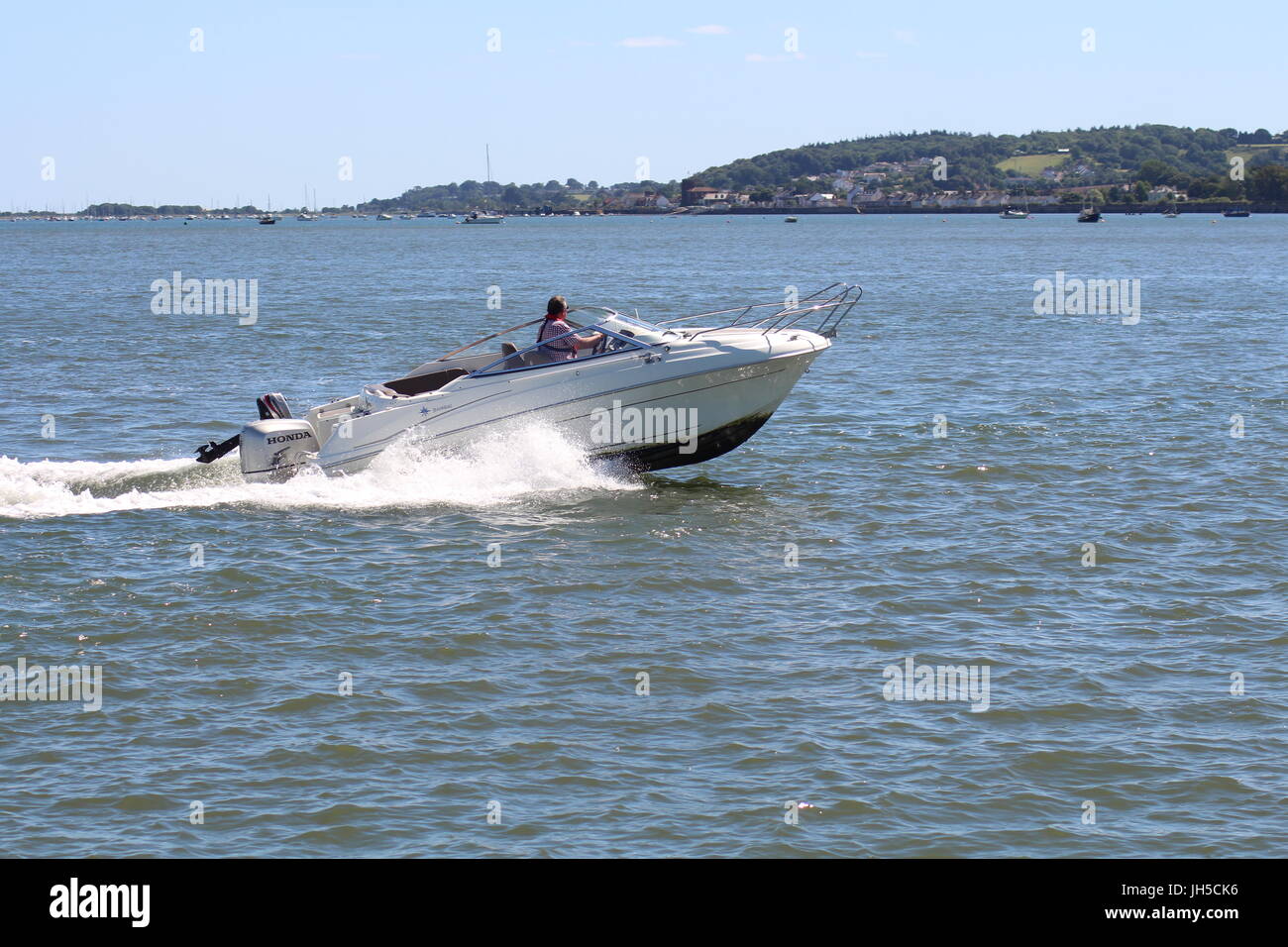 Speeding Powerboat High Resolution Stock Photography and Images - Alamy