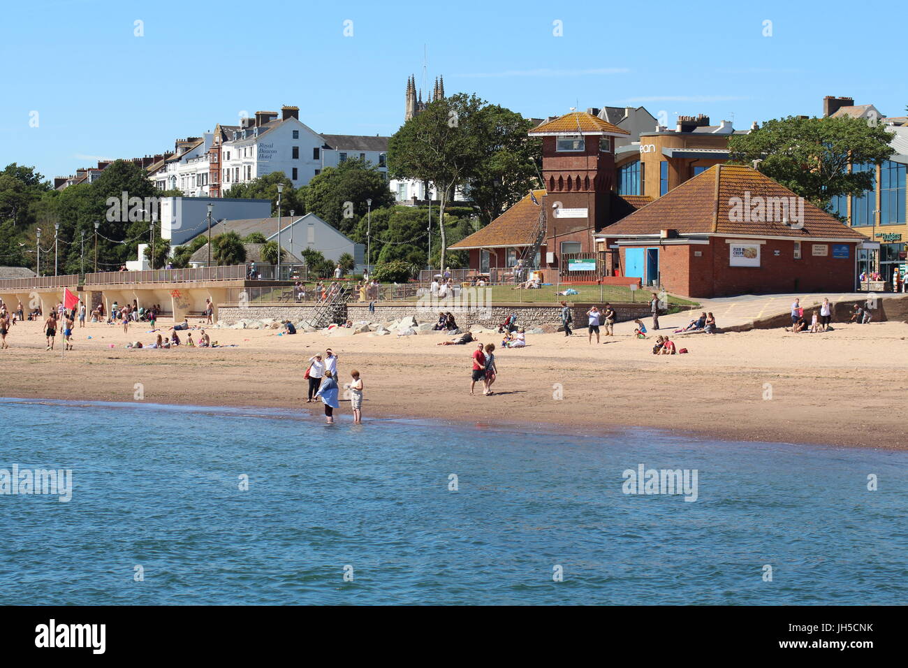 British beach scene, british seaside scene, UK seaside scene, UK beach ...