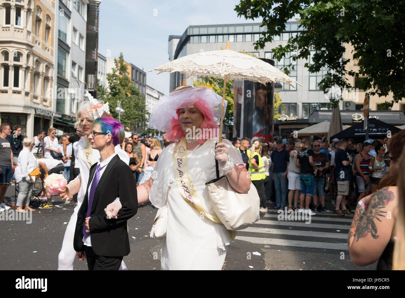 Christopher Street Day (CSD) Parade in Cologne, Germany Stock Photo - Alamy