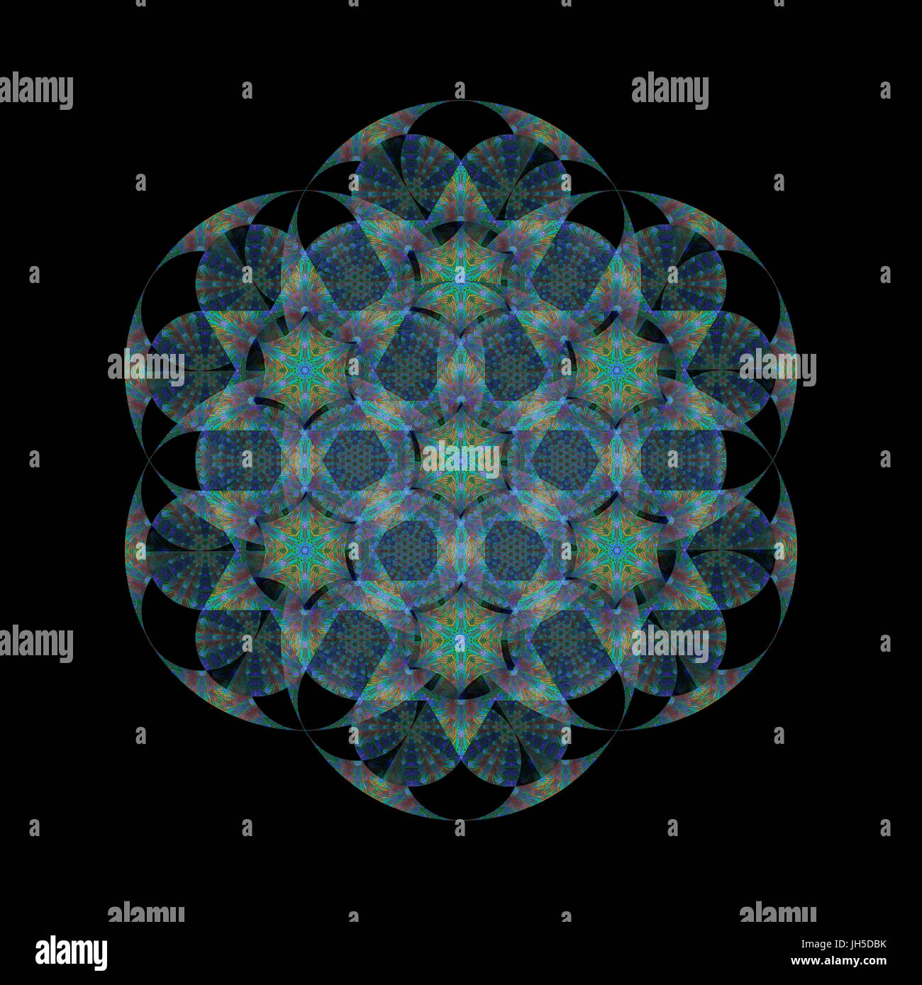 Mandala illustration hi-res stock photography and images - Alamy