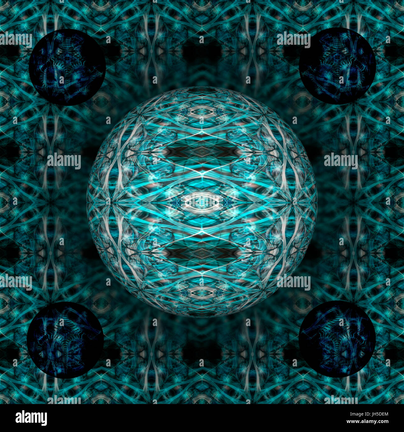 Floating Sphere is a repeating pattern that can be tiled infinitely ...