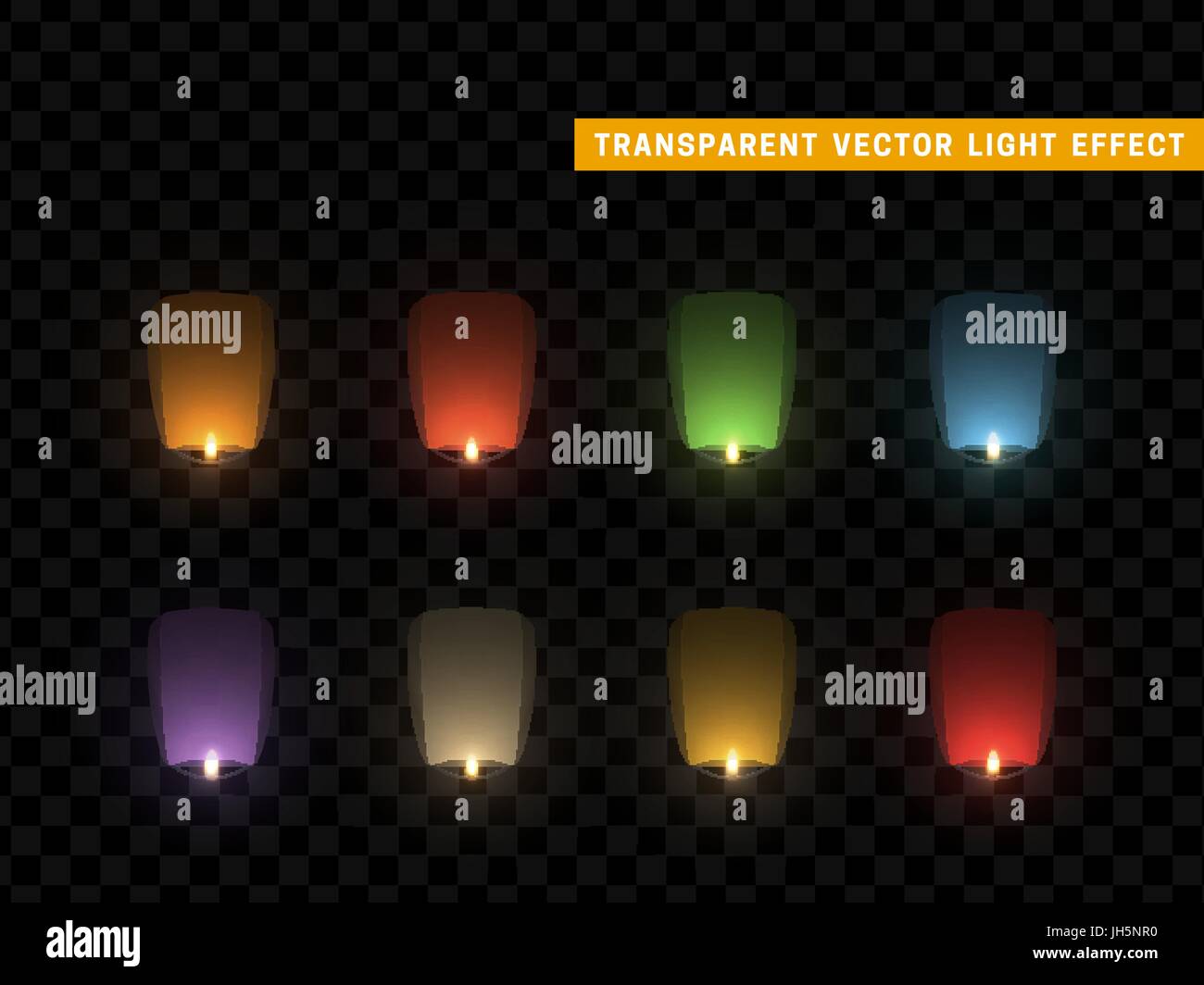 Red chinese paper lantern on blue sky background Stock Vector Images ...