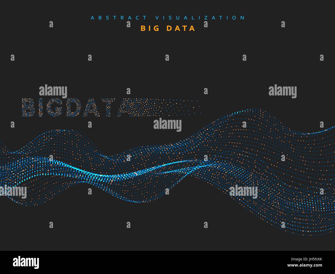 Big data background. Information streams system vector illustration Stock Vector Image & Art - Alamy