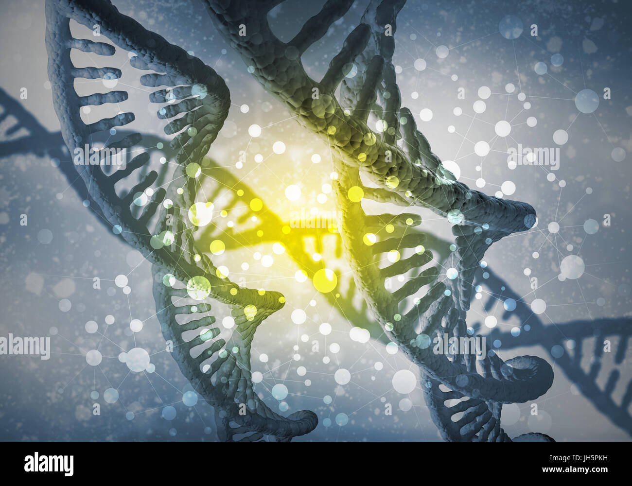 DNA molecules background Stock Photo - Alamy